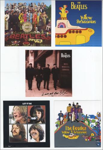 The Beatles Set Of Album Stickers [pt 2] UK memorabilia (357377)